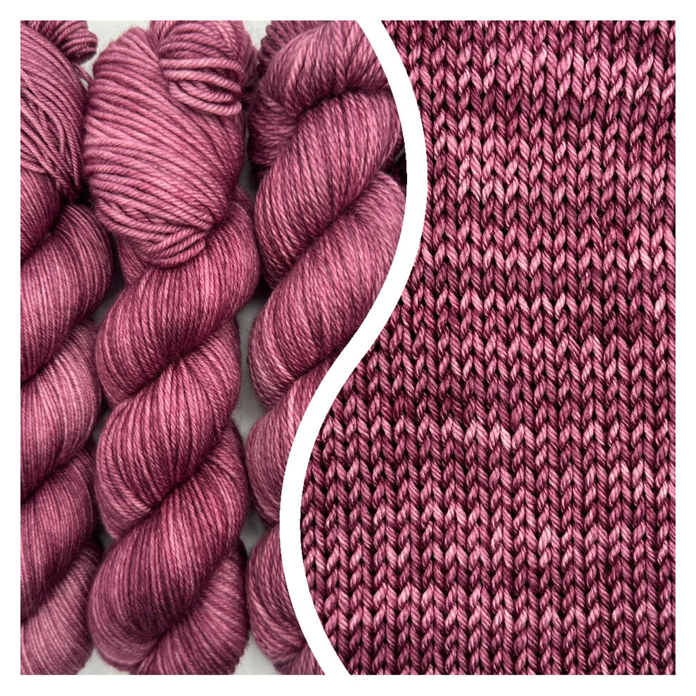 Longing for Lilac Hand Dyed Merino Wool Yarn – Arcane Fibre Works