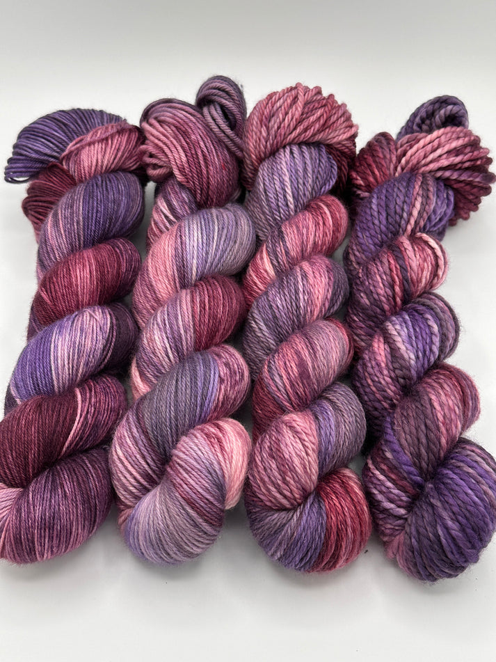 Raspberry Delight - Hand-Dyed Merino Wool Yarn – Arcane Fibre Works