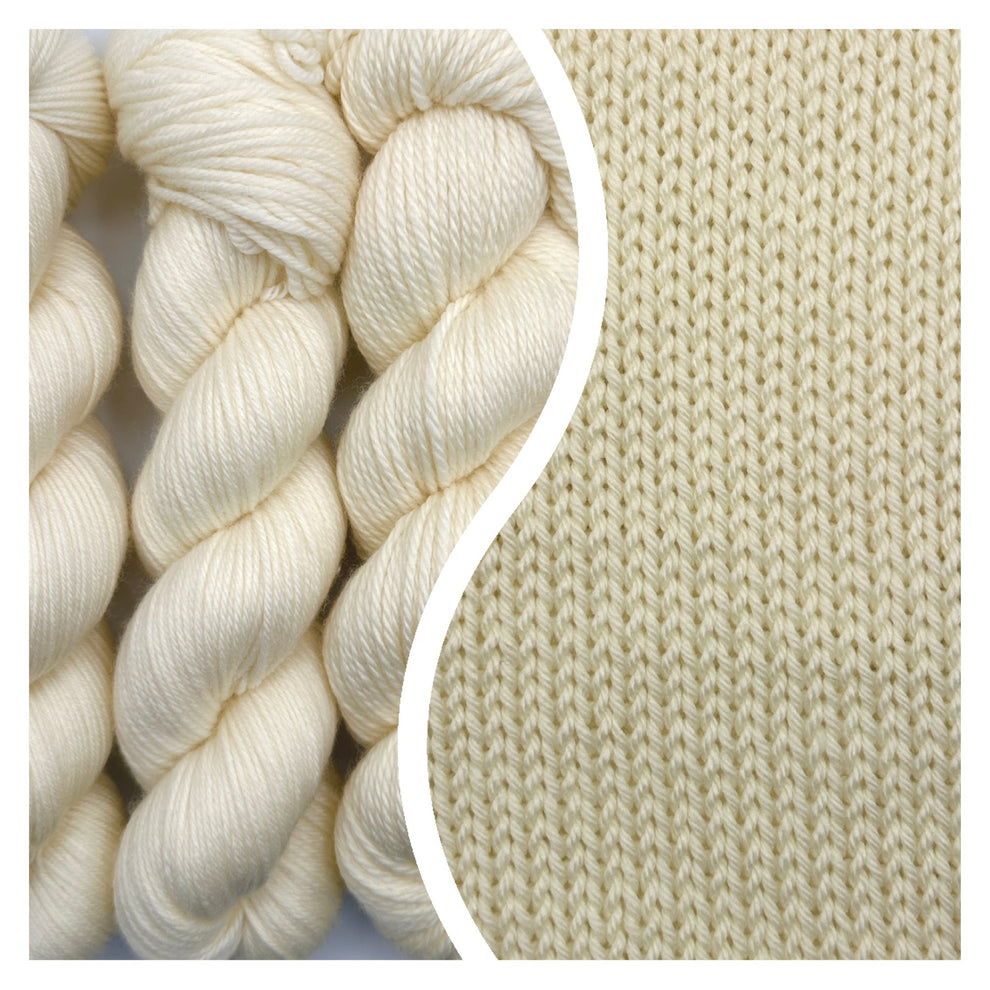 Ecru Undyed Hand Dyed Merino Wool Yarn – Arcane Fibre Works