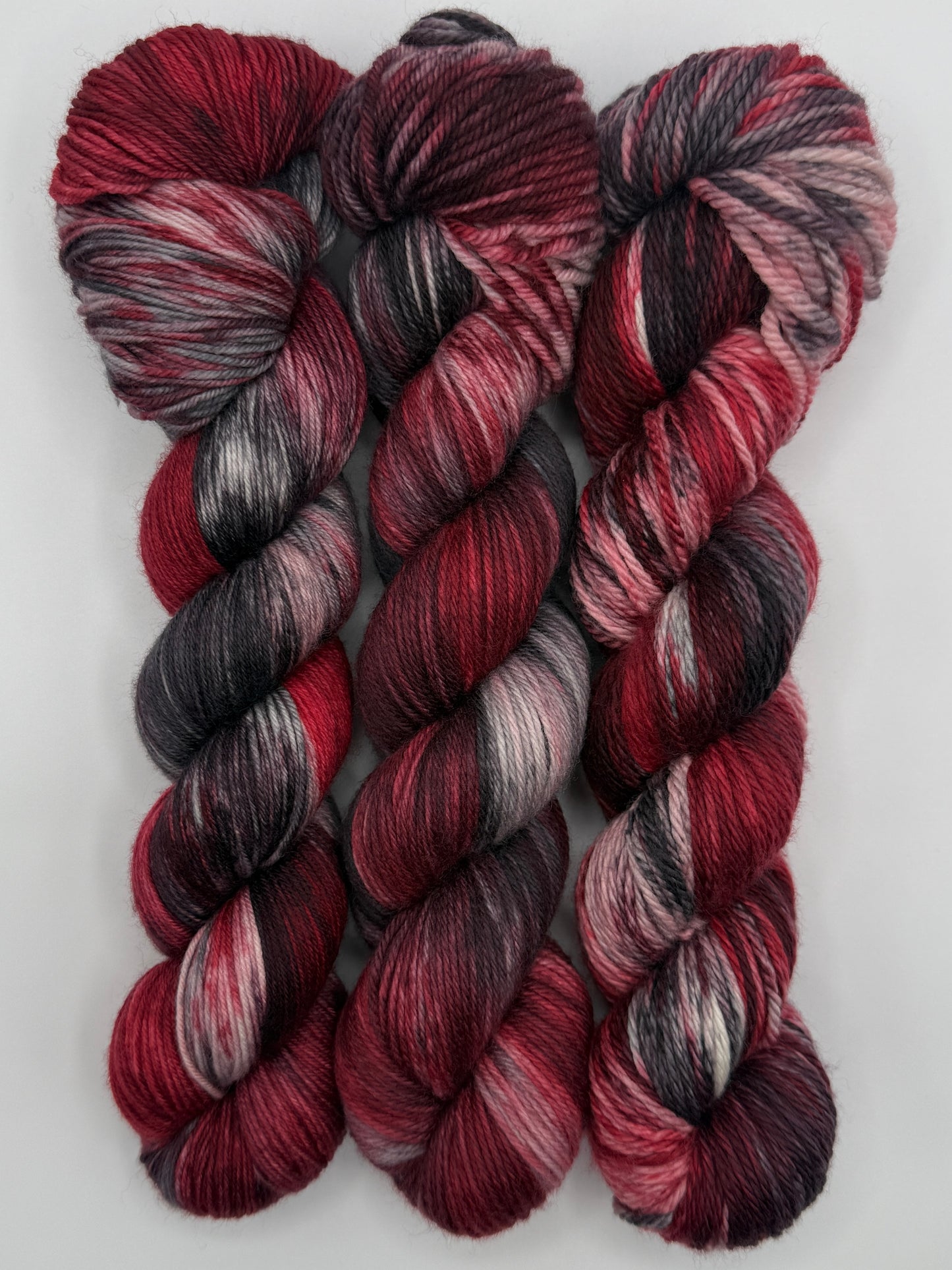 Crimson Moon Hand Dyed Merino Wool Yarn – Arcane Fibre Works