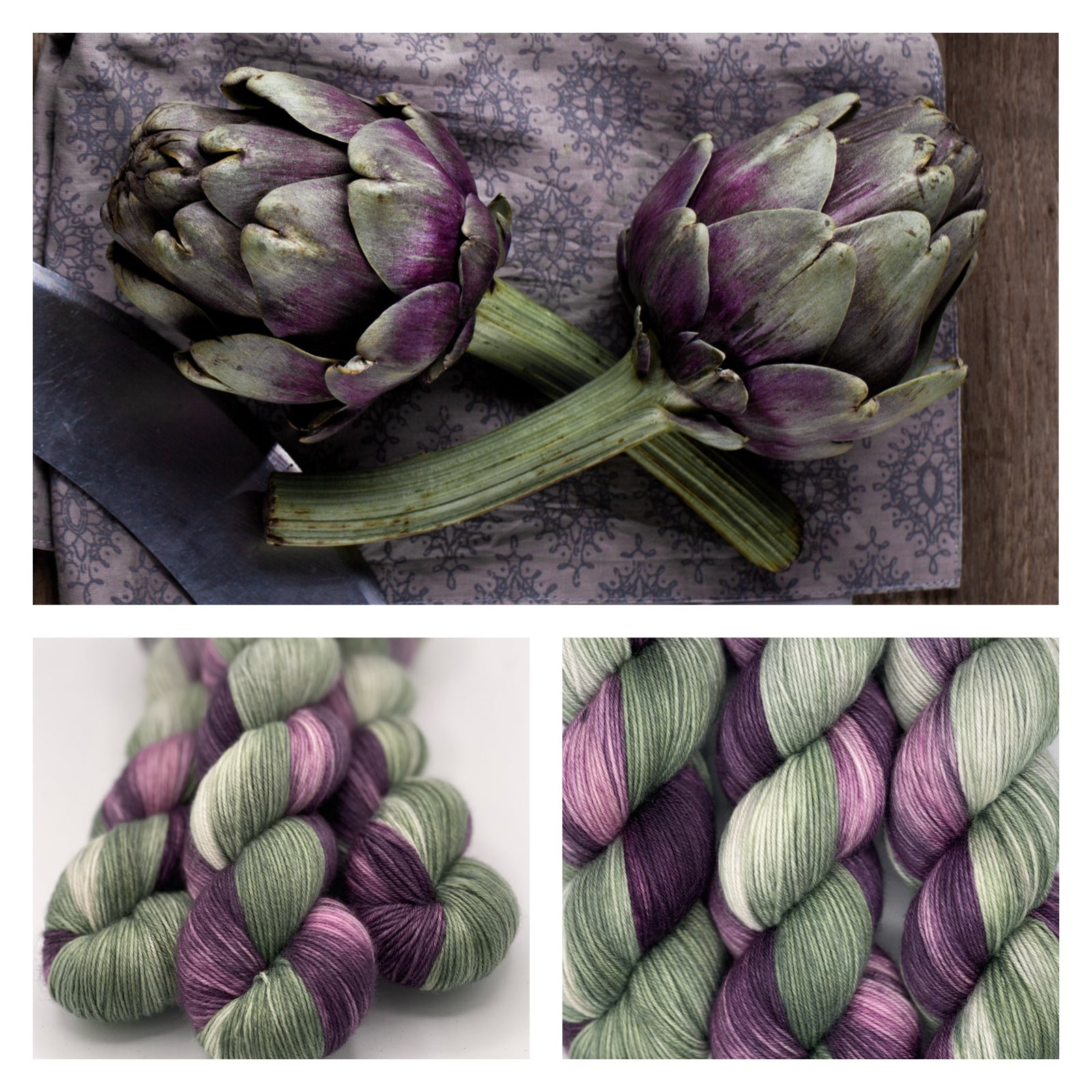 Okey Dokey Artichokey Hand Dyed Merino Wool Yarn – Arcane Fibre Works